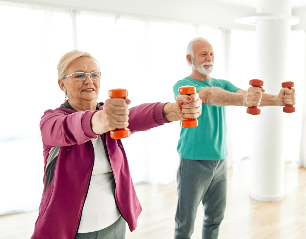 Weight Training Routines for Seniors - Courtyard Gardens Senior Living